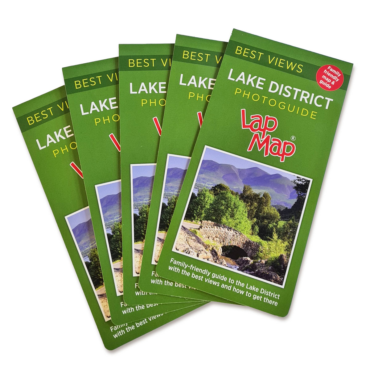 Best Views Lake District Lap Map